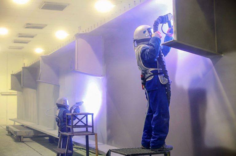 Metal spraying « Mostostal Siedlce